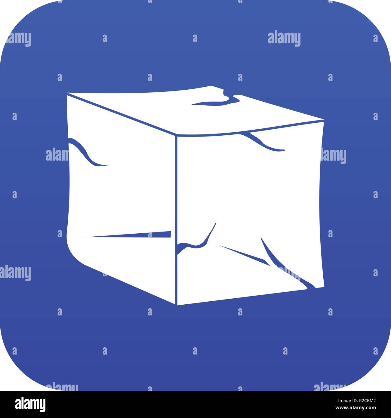 Ice icon digital blue Stock Vector Image & Art - Alamy