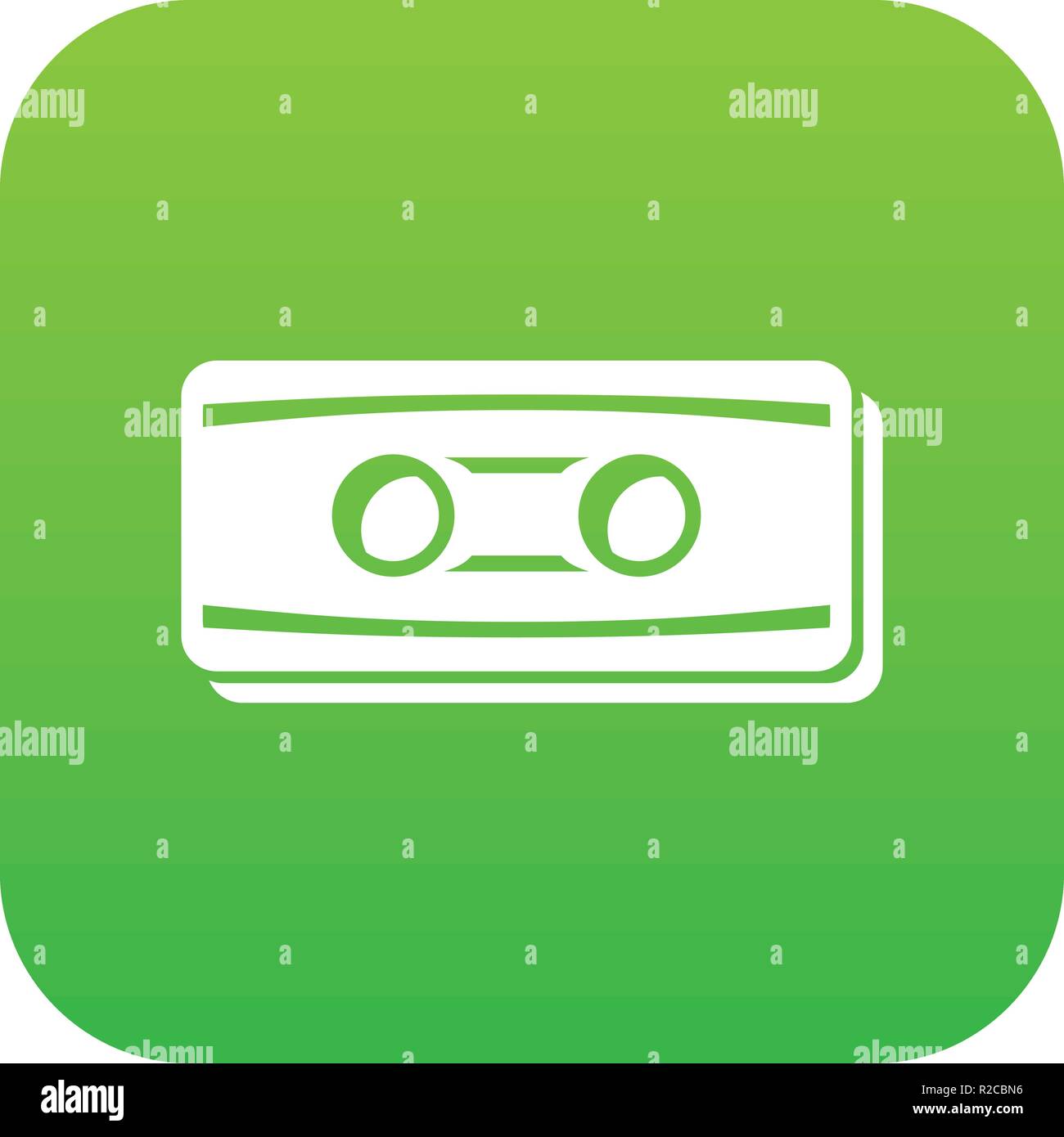 Plastic button icon green vector Stock Vector Image & Art - Alamy