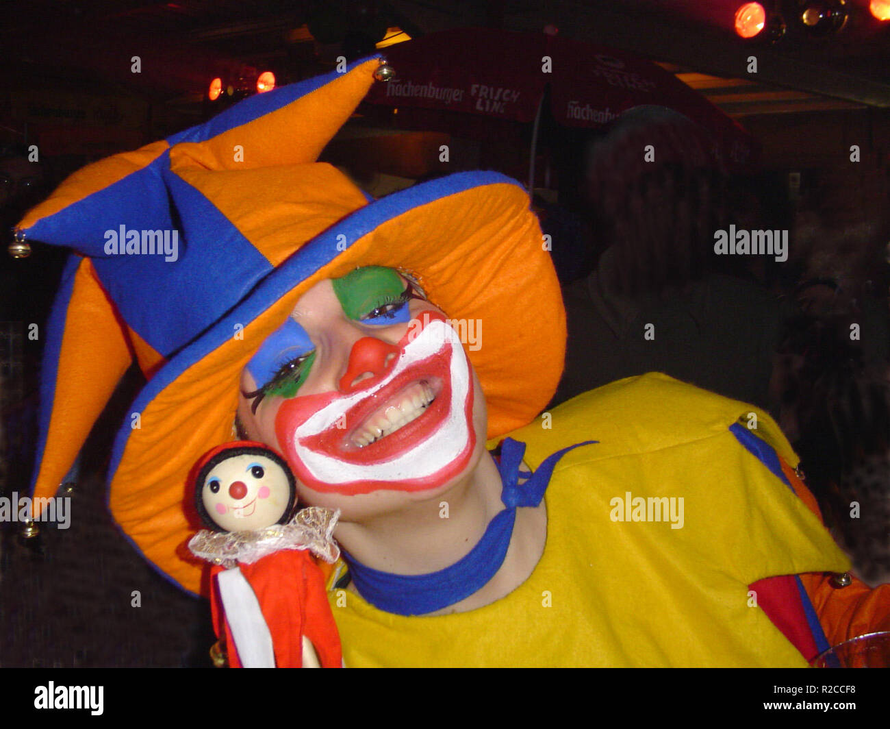 my friend the clown Stock Photo - Alamy