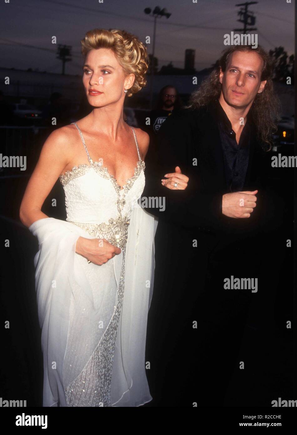 LOS ANGELES, CA - JANUARY 25: Actress Nicollette Sheridan and singer ...