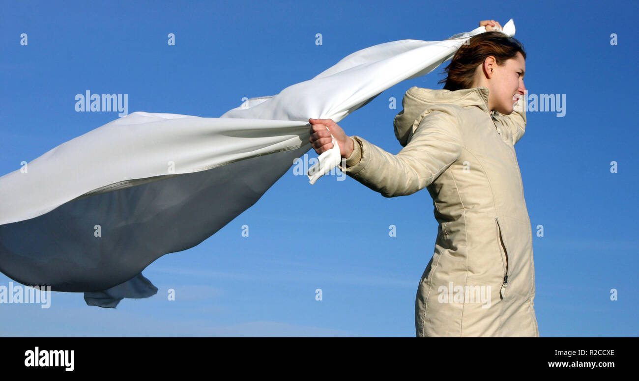 Flying tissue hi-res stock photography and images - Alamy