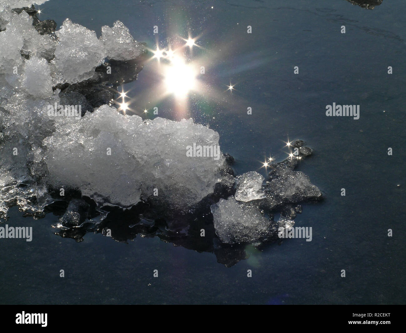 sun and snow Stock Photo - Alamy