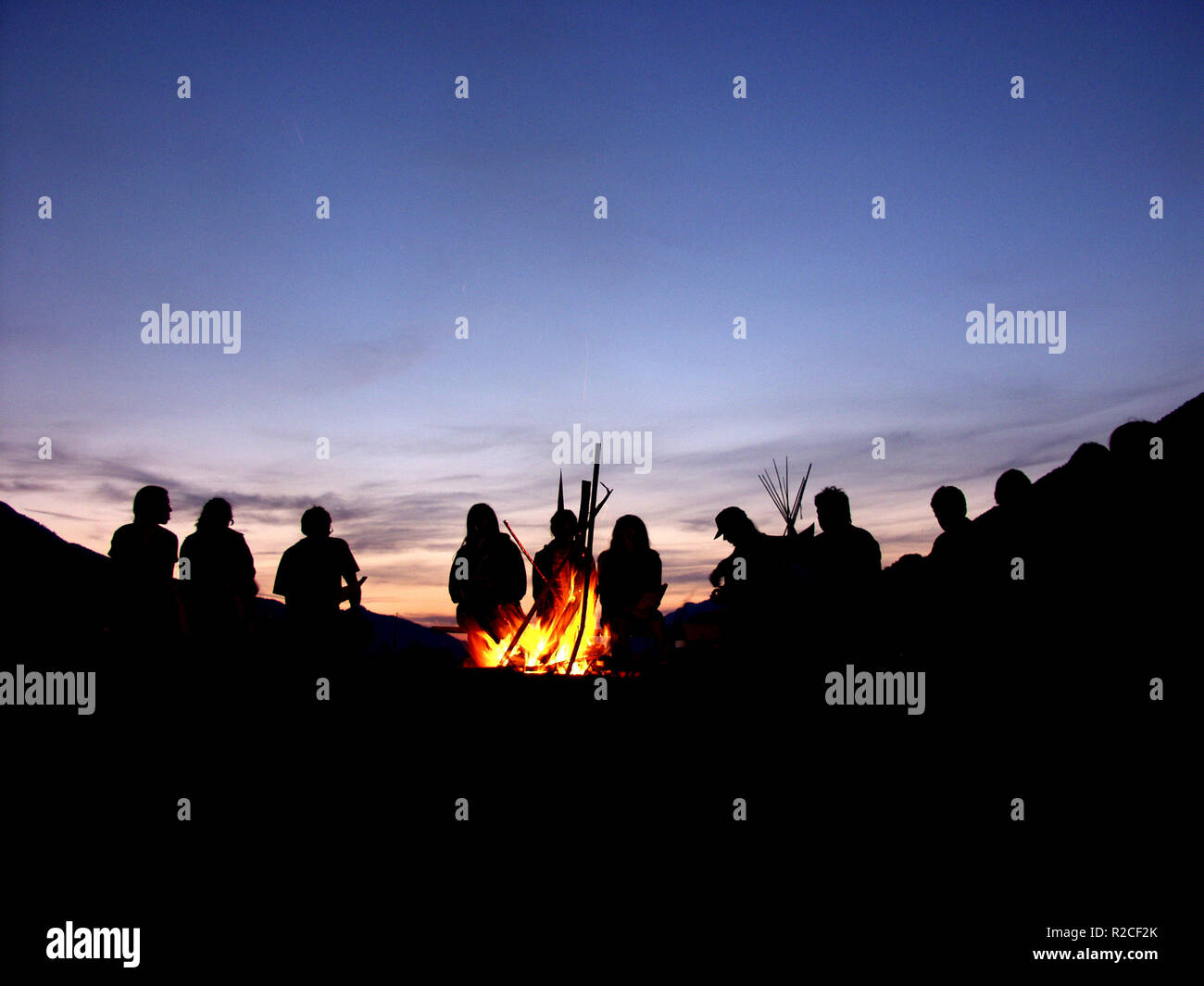 Campfire Of Boy Scouts High Resolution Stock Photography and Images - Alamy