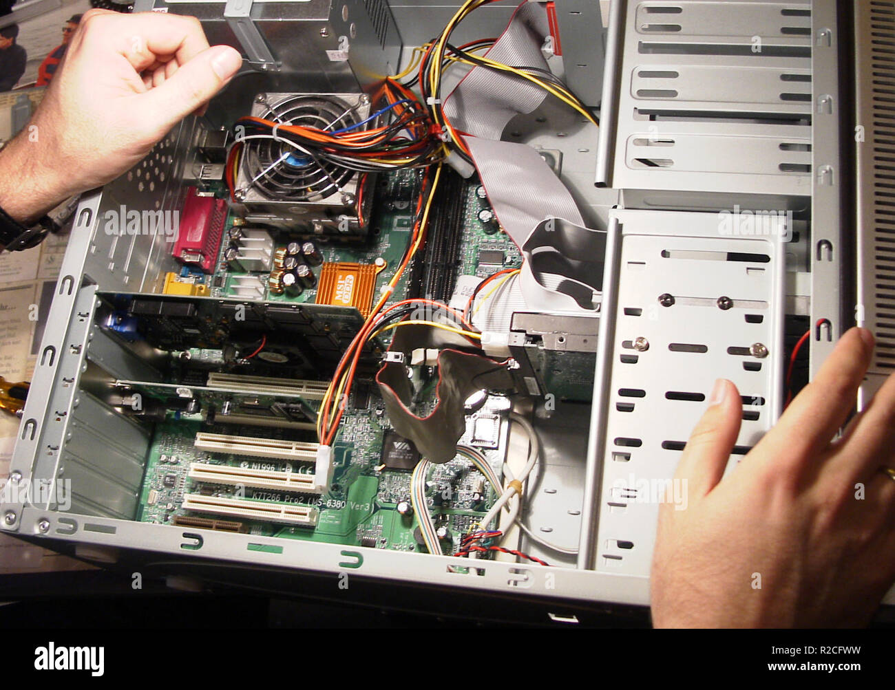 pc inner workings Stock Photo - Alamy