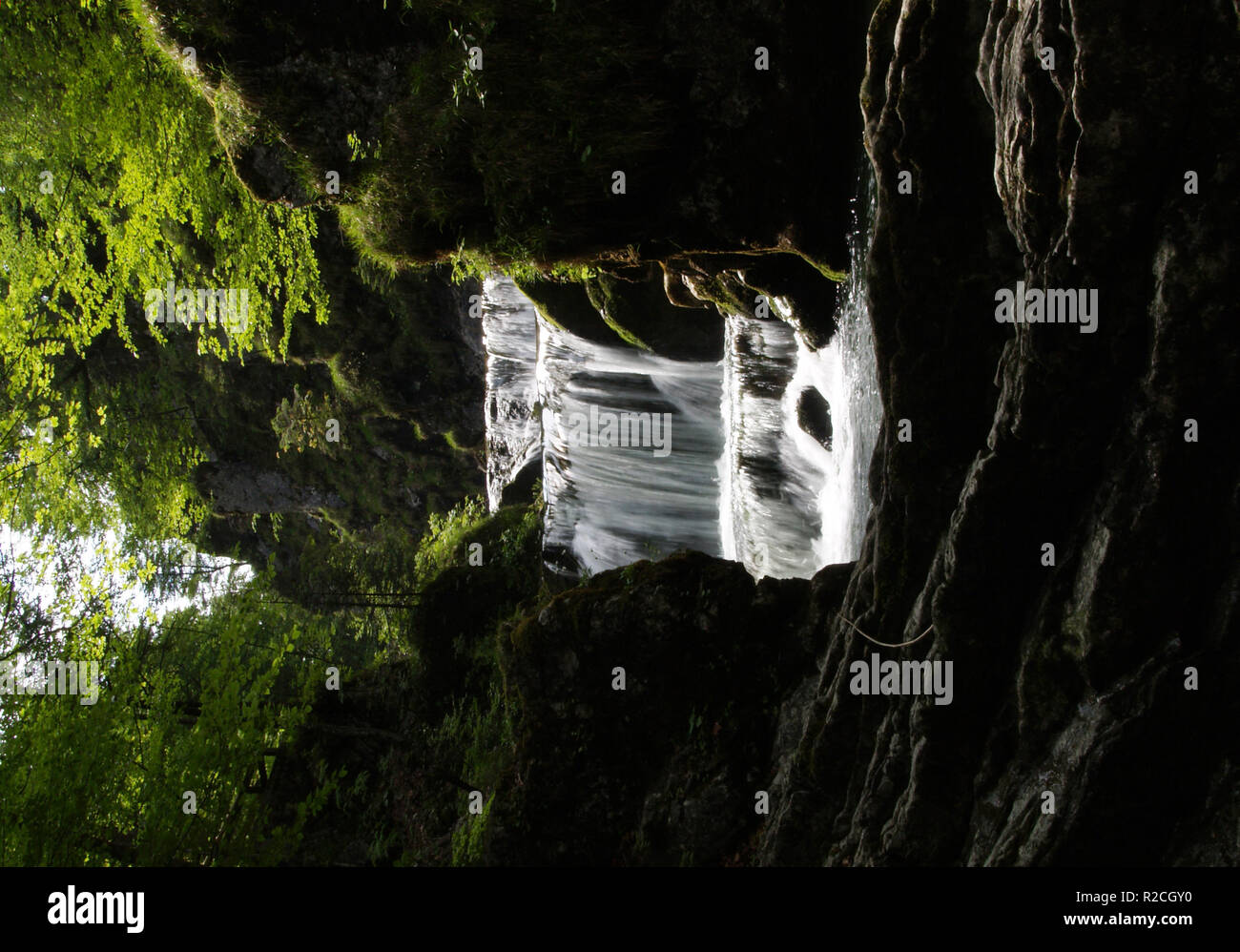 impressions rottacher waterfalls Stock Photo - Alamy