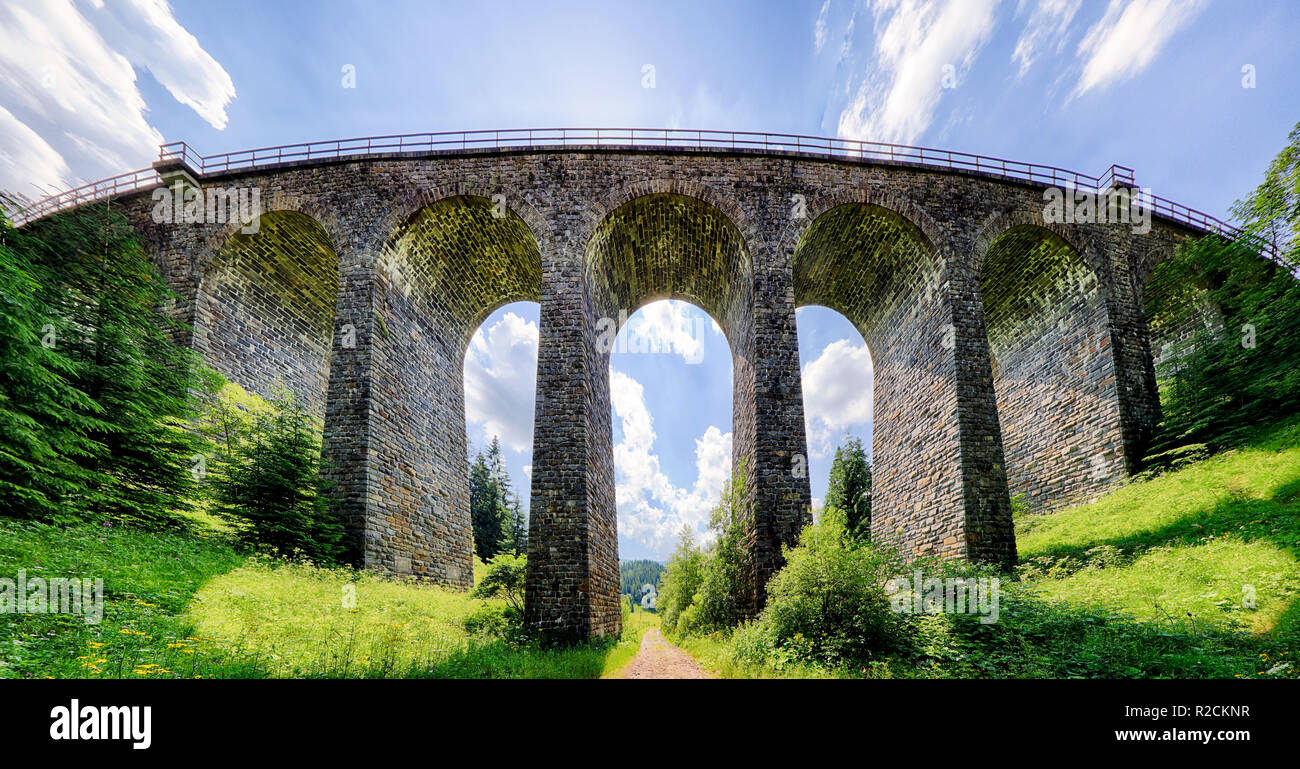 Railway viaduct near telgart hi-res stock photography and images - Alamy