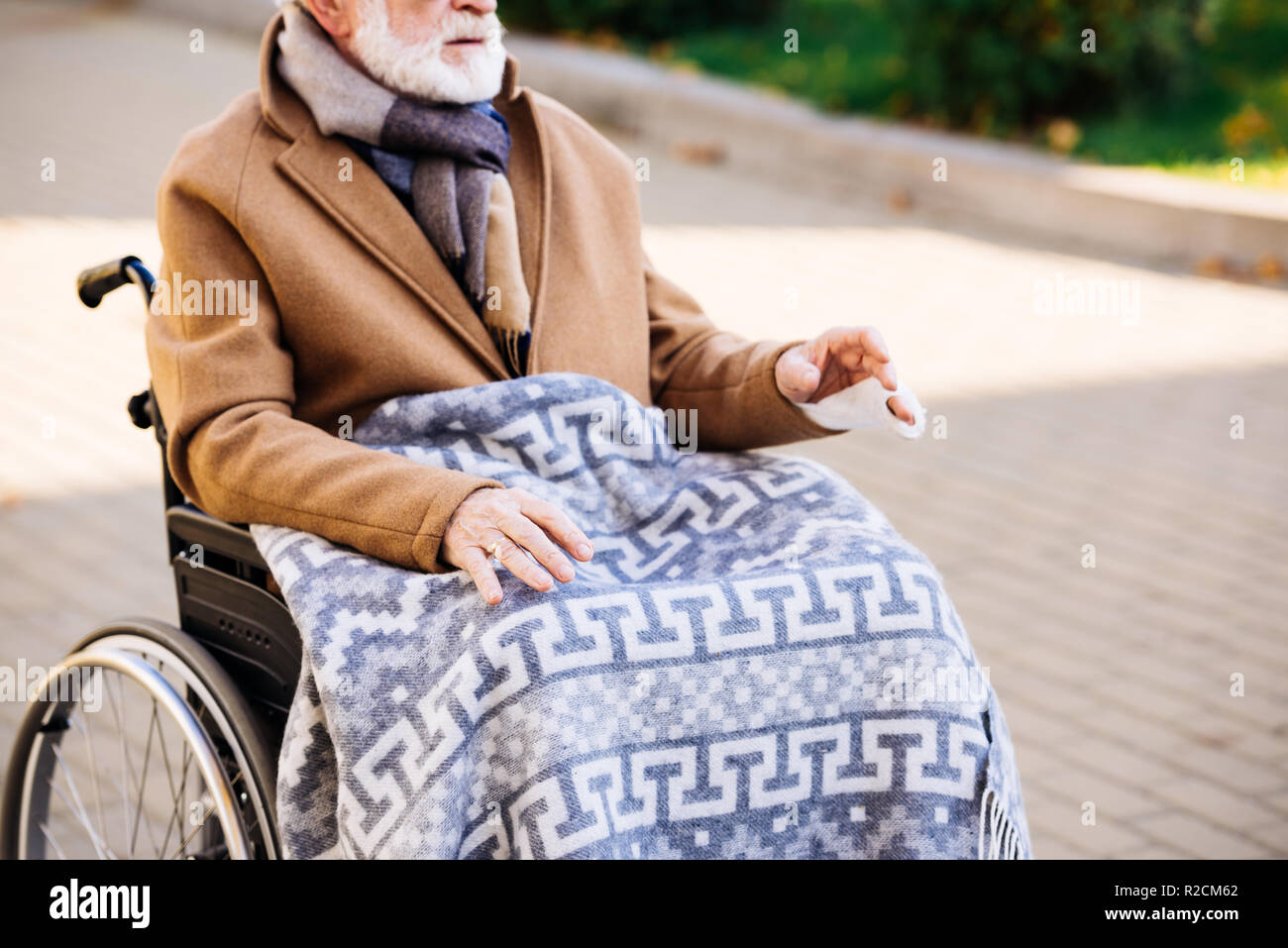 Cropped shot elderly man disability hi-res stock photography and images ...