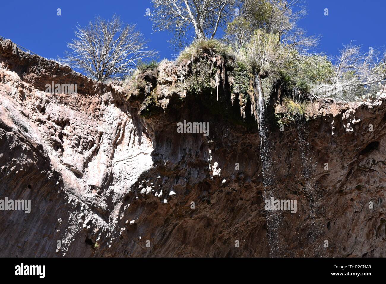 View from Tonto Natural Bridge State Park in Payson Arizona Stock Photo ...
