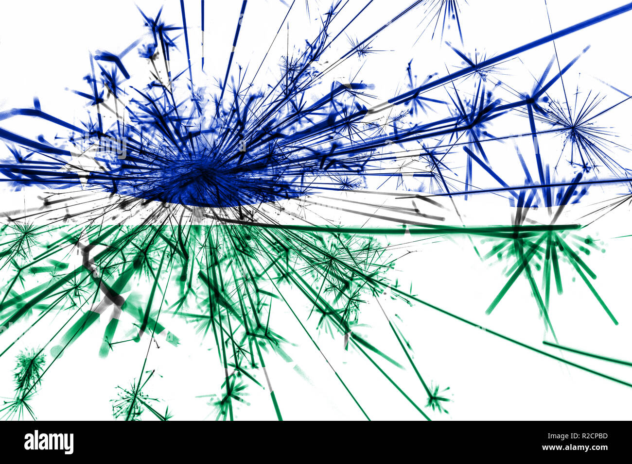 Hampton Roads, Virginia fireworks sparkling flag. New Year 2019 and ...