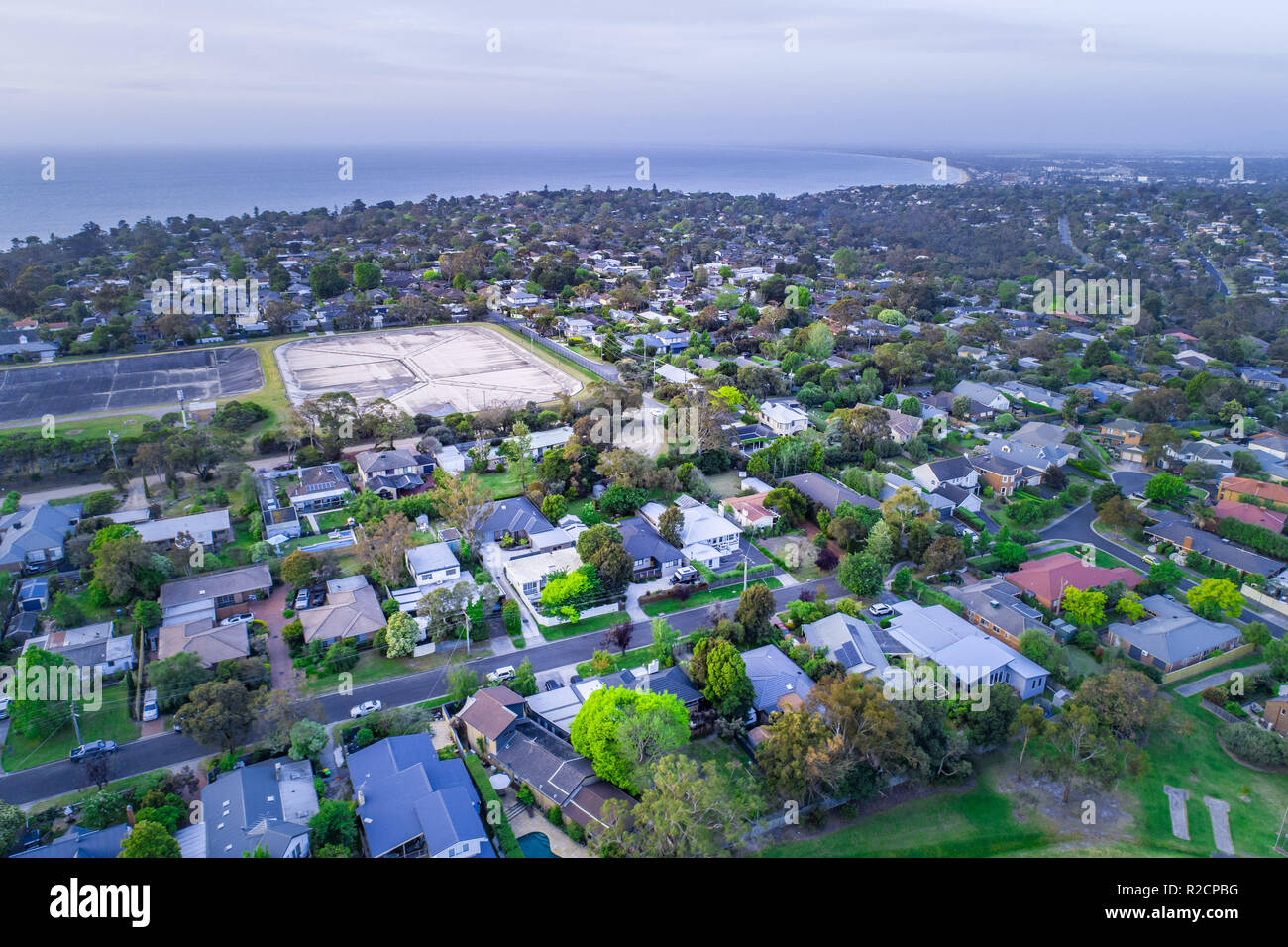 Aerial view residential quarters beautiful hi-res stock photography and ...