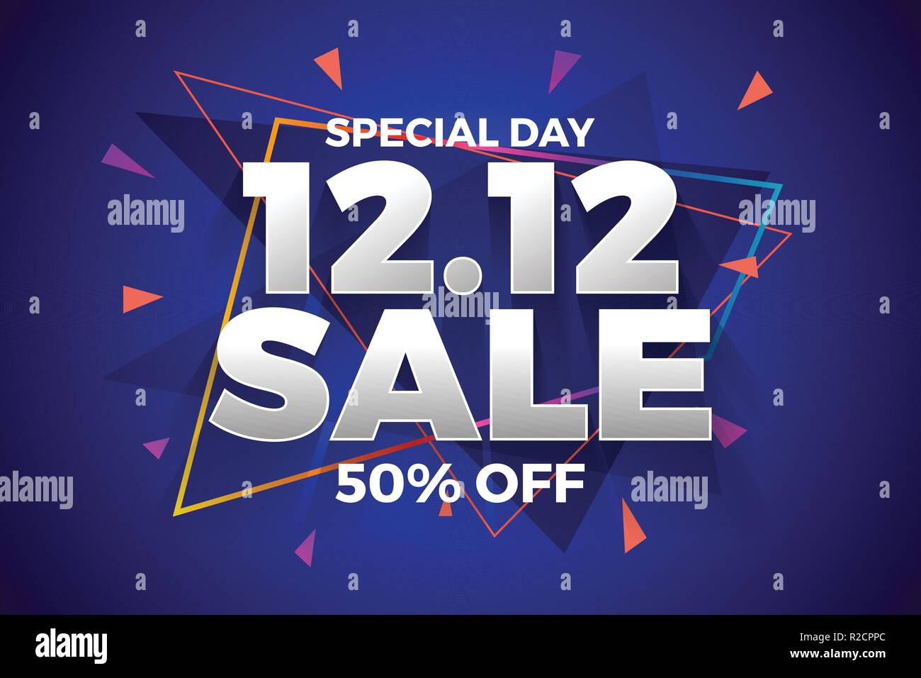 12.12 Shopping day sale banner background. 12 December sale poster ...