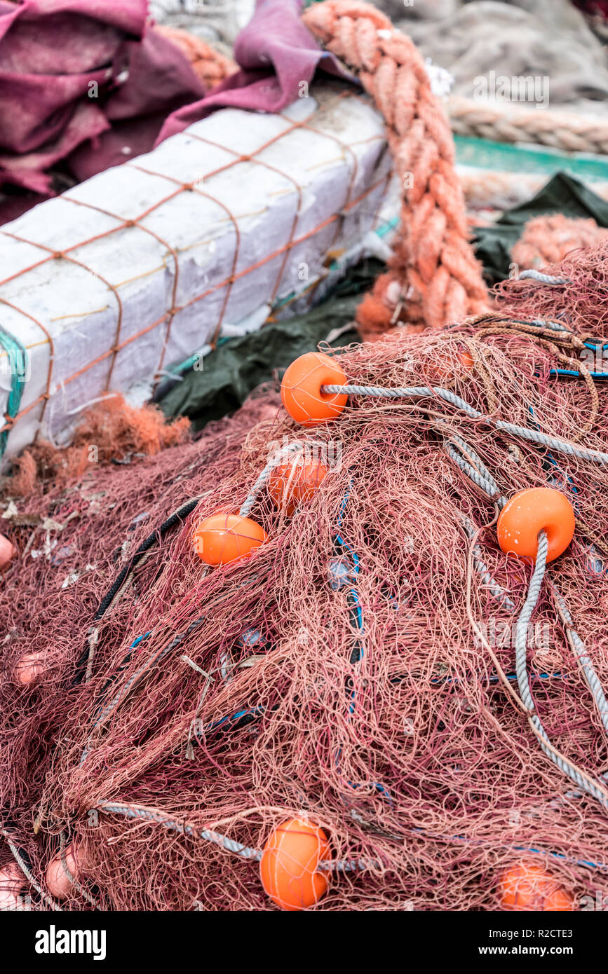 Commercial fishing net catch hi-res stock photography and images - Alamy