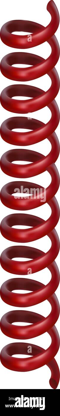 Telephone cable mockup. Realistic illustration of telephone cable ...