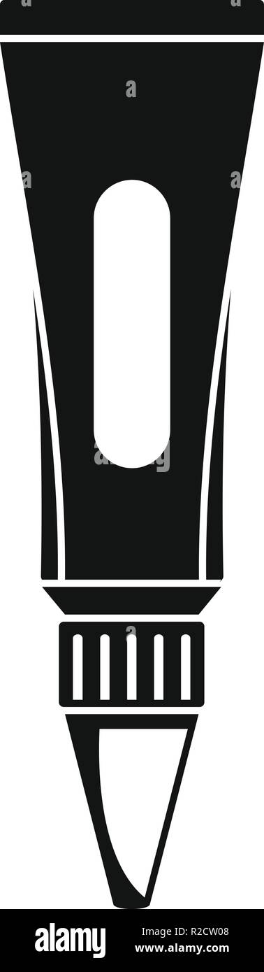 Glue tube icon. Simple illustration of glue tube vector icon for web ...