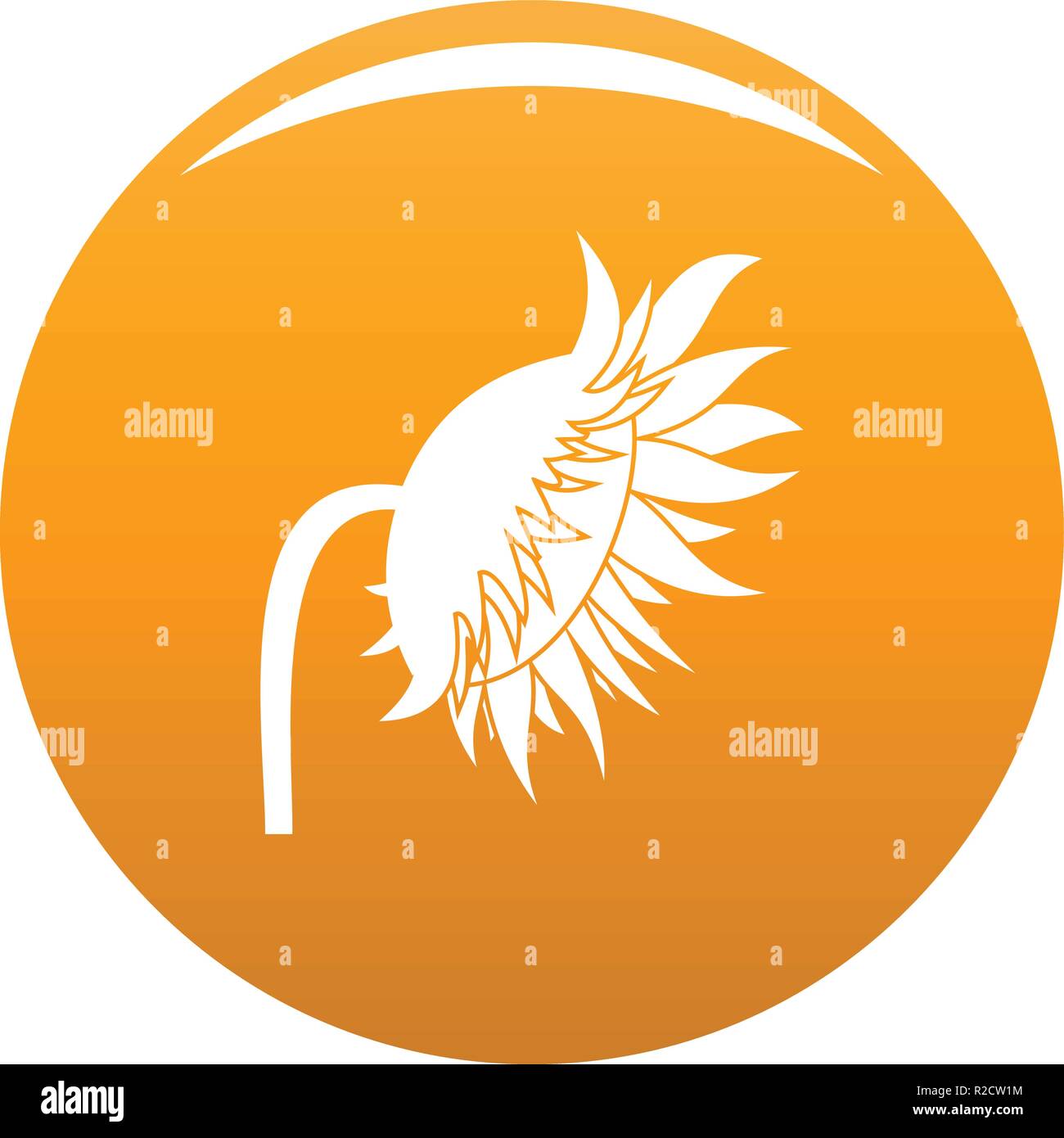 Sunflower icon. Simple illustration of sunflower vector icon for any ...