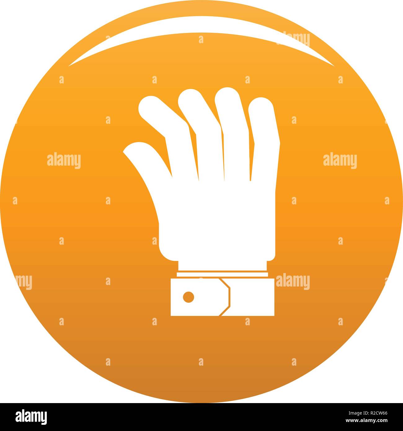 Hand icon. Simple illustration of hand vector icon for any design ...