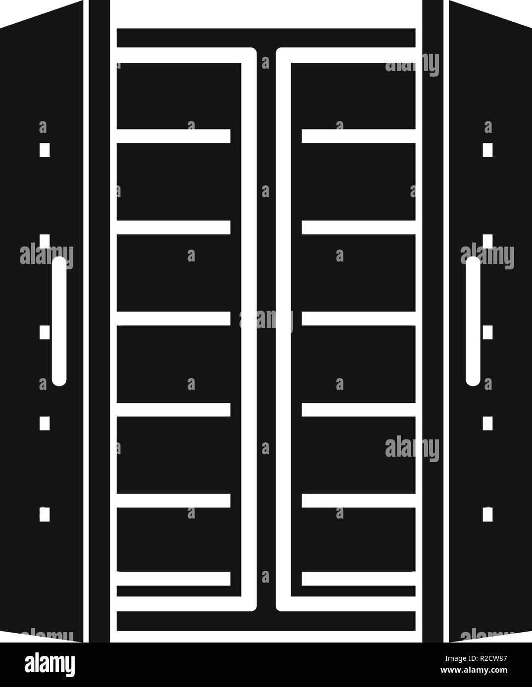 Open fridge icon. Simple illustration of open fridge vector icon for ...