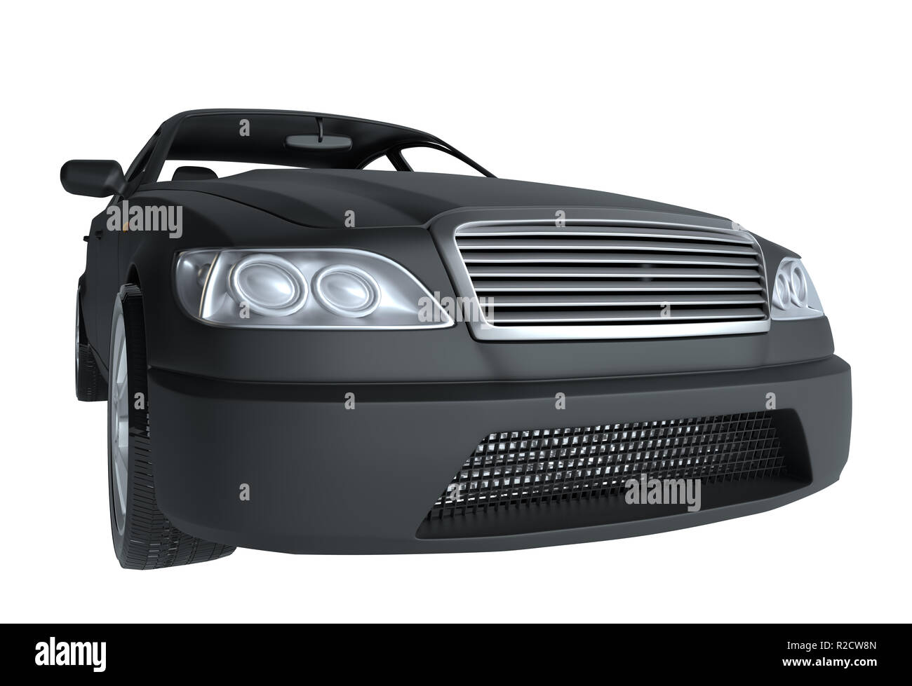 Car isolated on white Stock Photo - Alamy