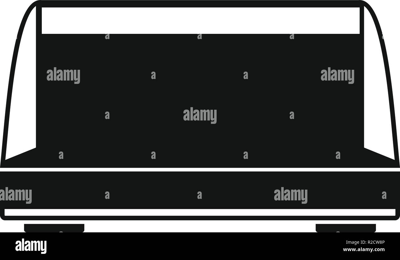 Commercial fridge icon. Simple illustration of commercial fridge vector ...