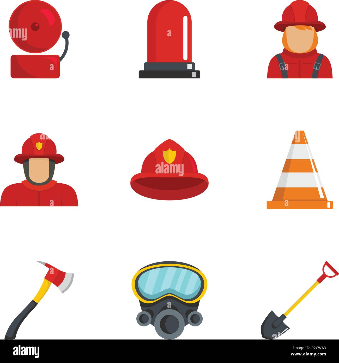 Firefighter Symbols Vector