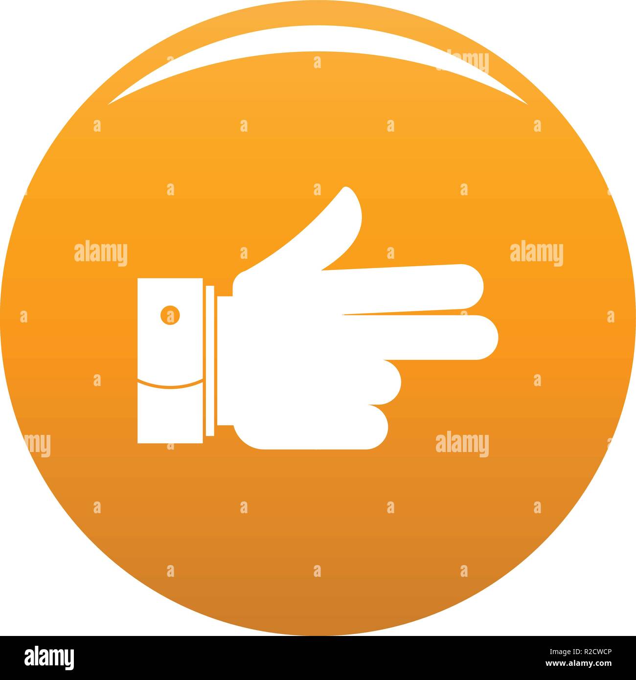 Hand forward icon. Simple illustration of hand forward vector icon for ...