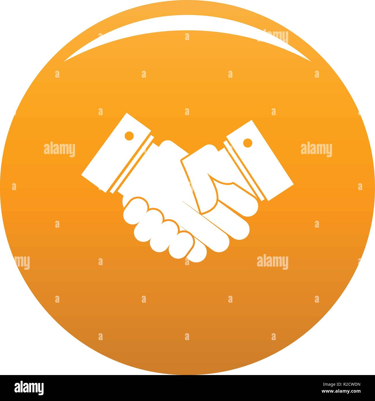 Hand peace icon. Simple illustration of hand peace vector icon for any ...