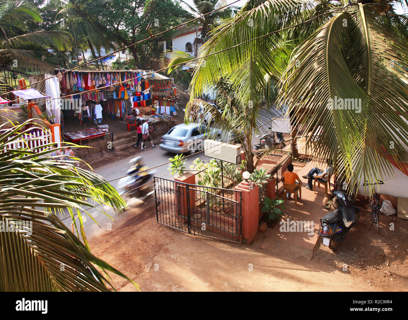 View of Baga. Goa. India Stock Photo - Alamy