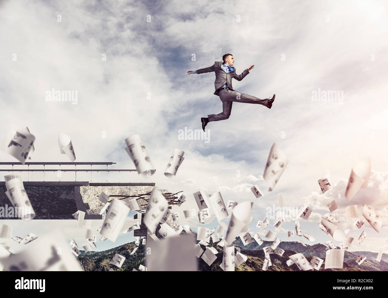 Problems and difficulties overcoming concept Stock Photo - Alamy