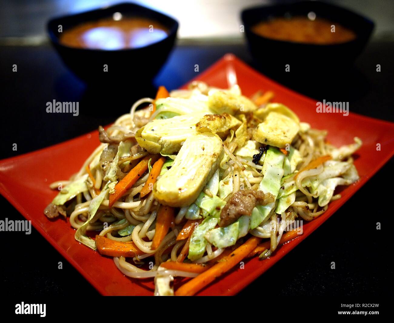 Cooked yakisoba hi-res stock photography and images - Alamy