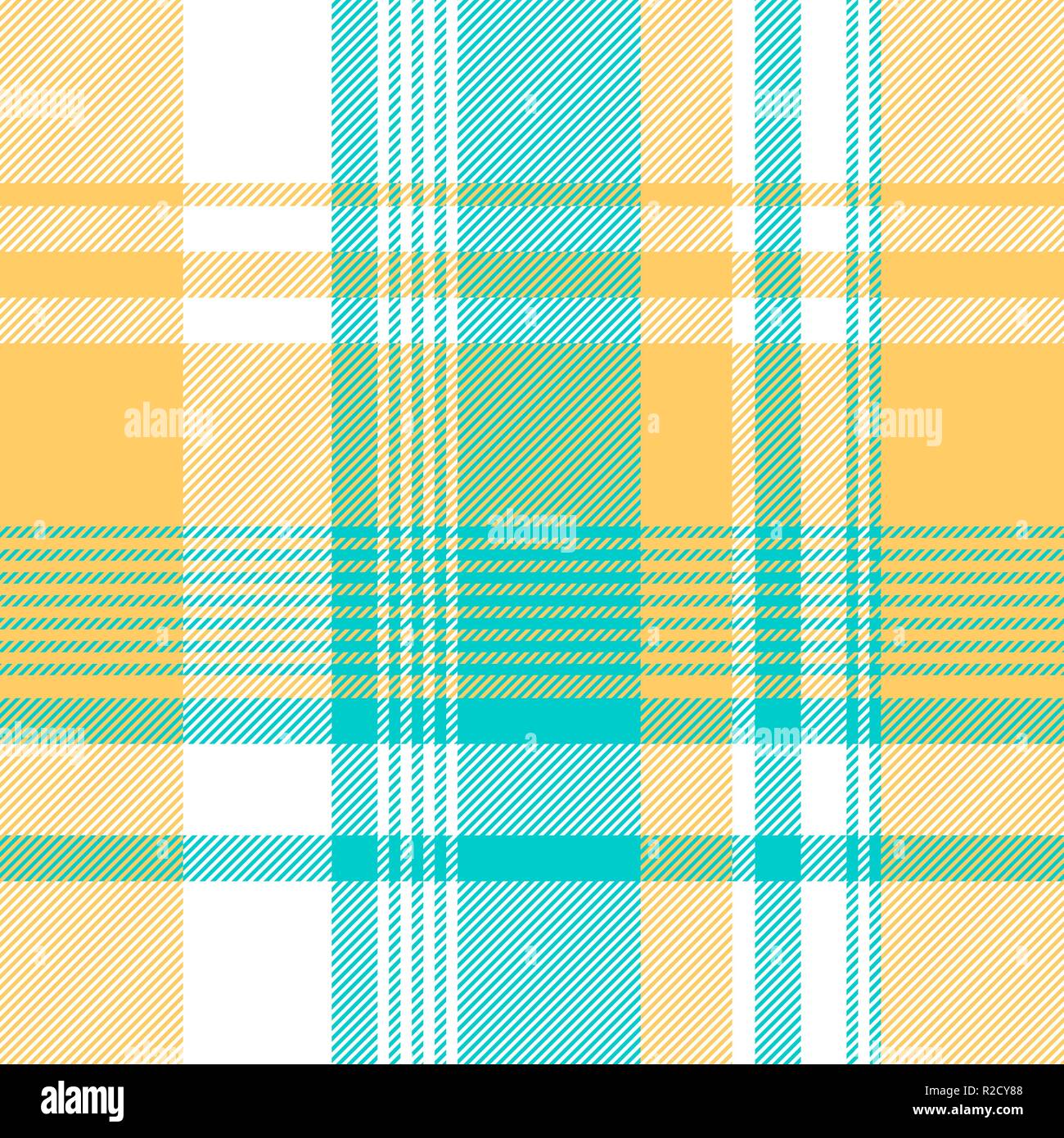 Yellow and white checked cloth Stock Vector Images - Alamy