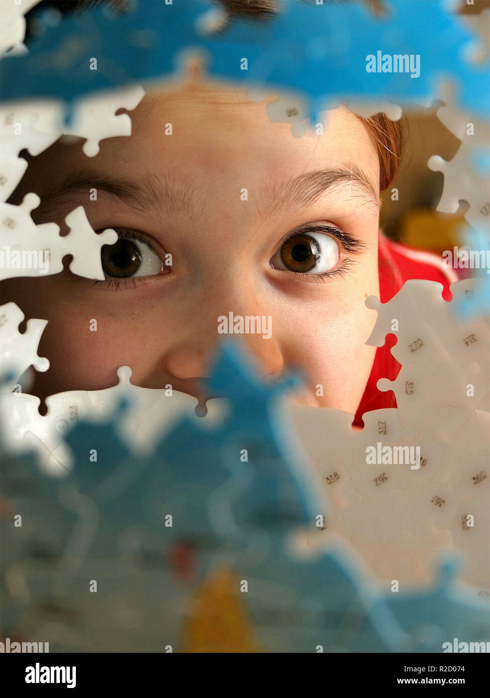 3d puzzle with a view Stock Photo - Alamy