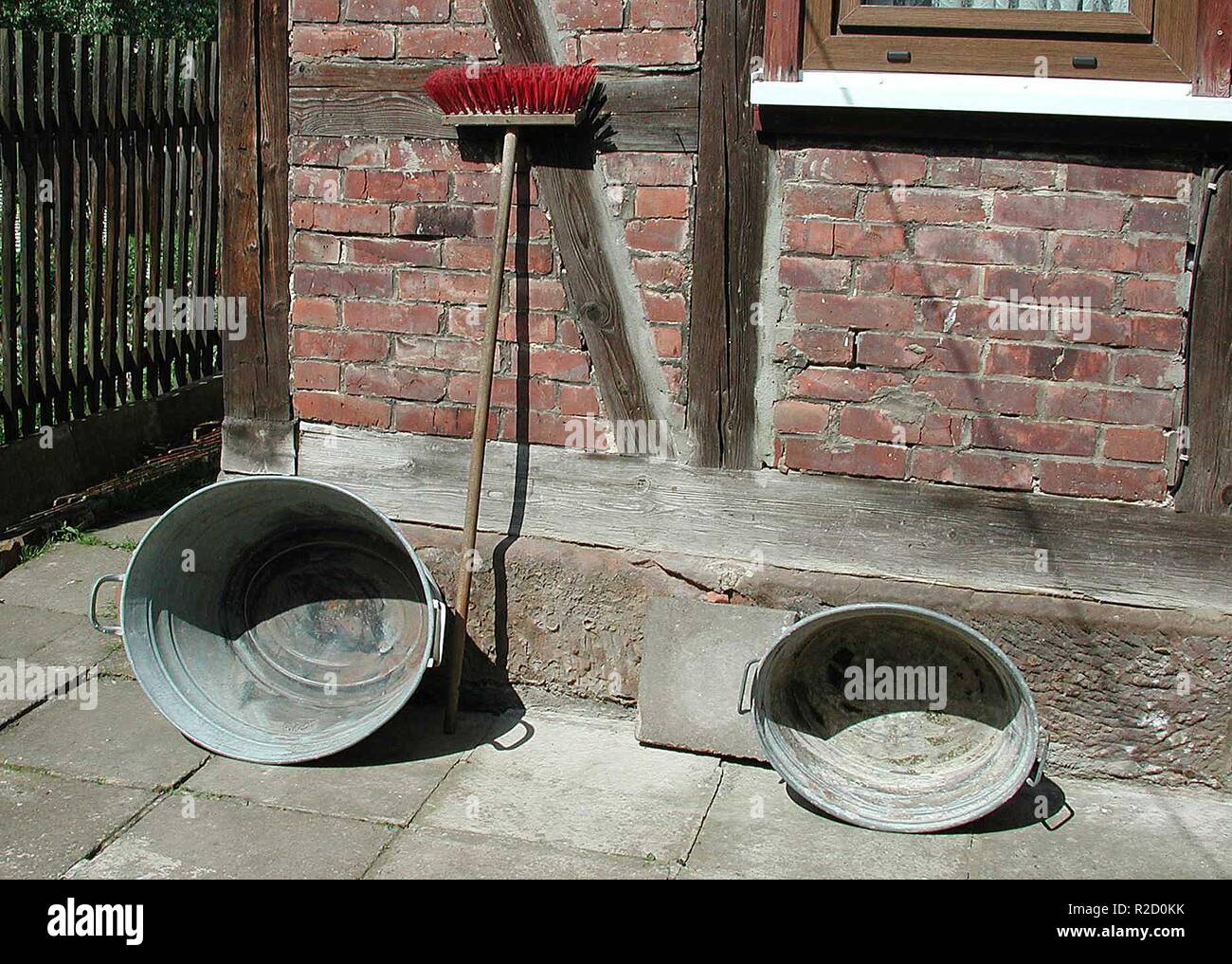 after water tank full,now empty Stock Photo - Alamy