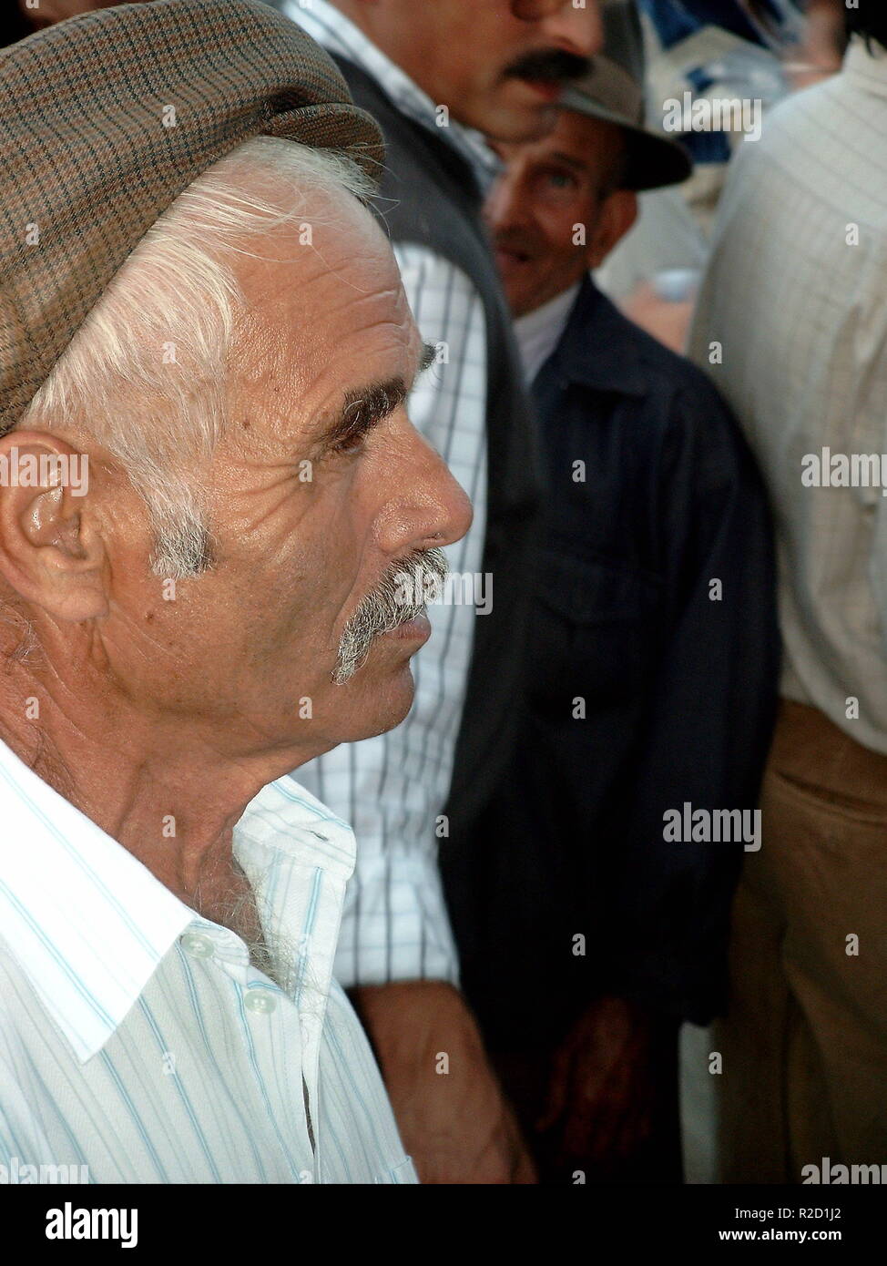 portuguese face in the crowd Stock Photo - Alamy