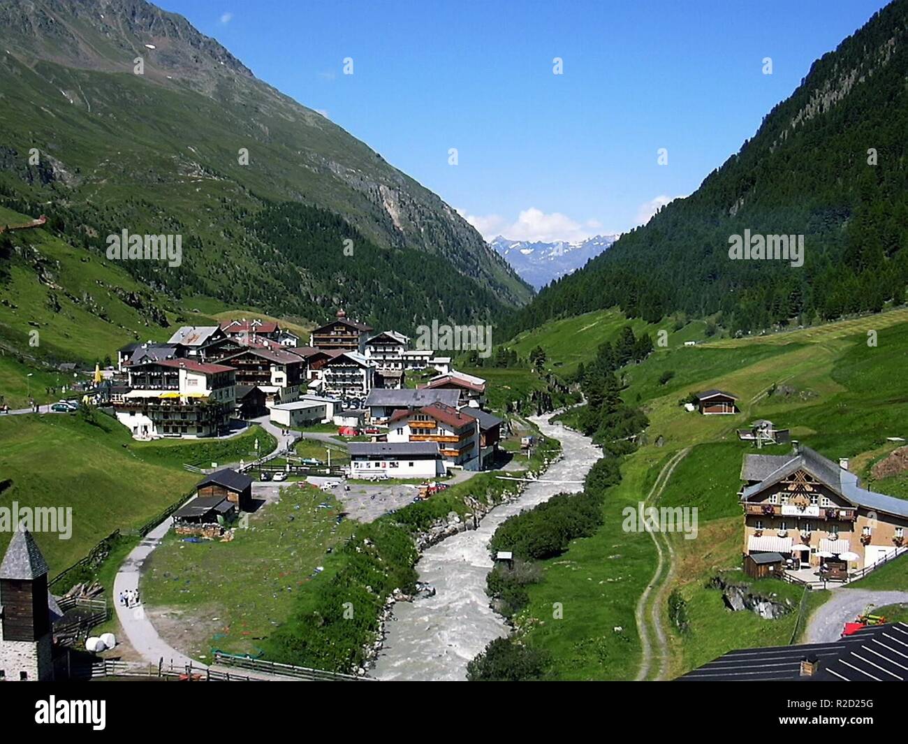 view of vent in the oetztal Stock Photo - Alamy