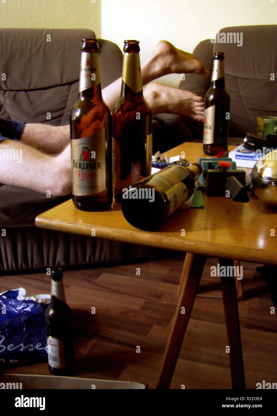 Sofa sleeping poor hi-res stock photography and images - Alamy