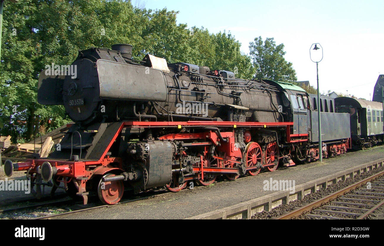 light freight locomotive br 50 Stock Photo - Alamy