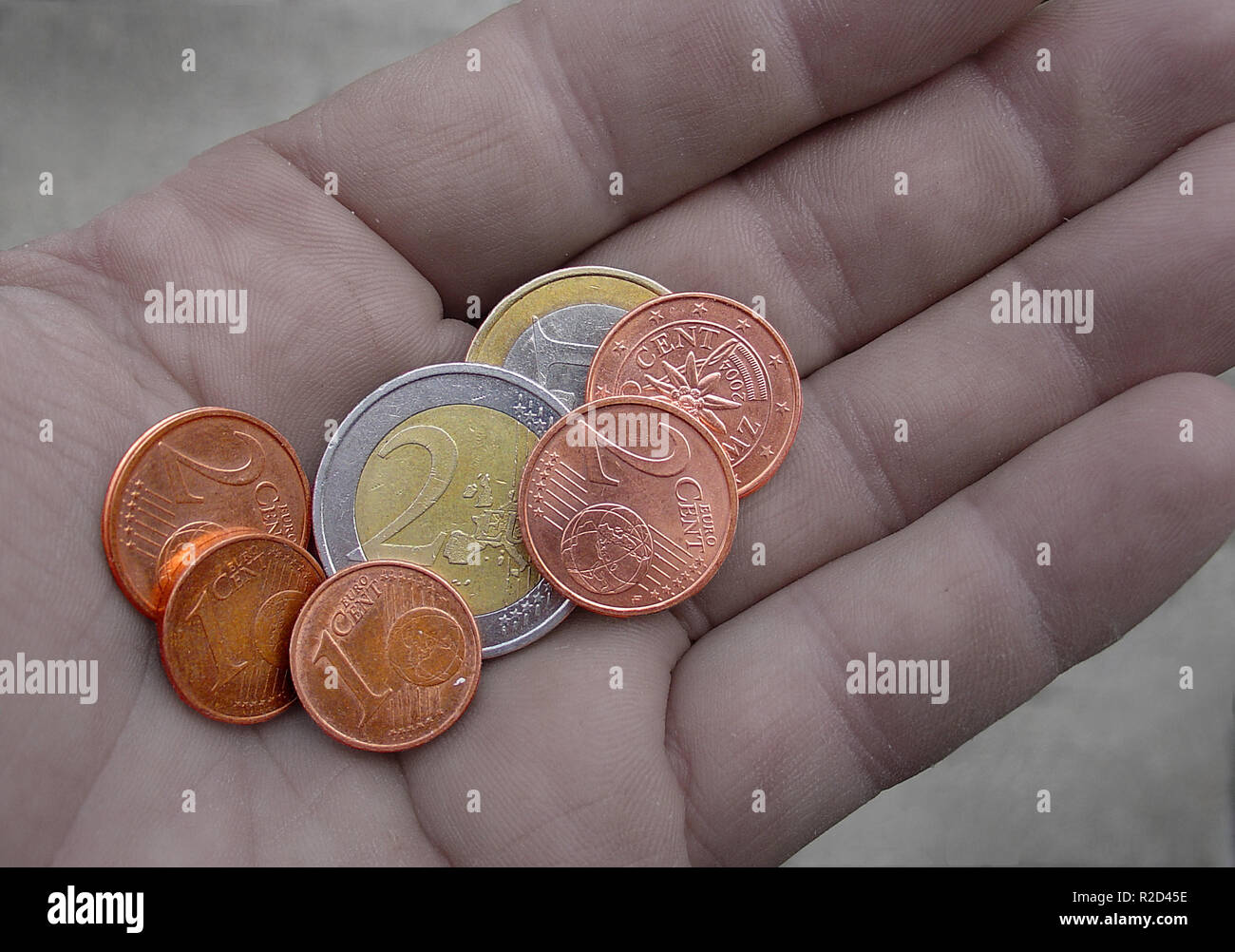 a bit of small change Stock Photo - Alamy
