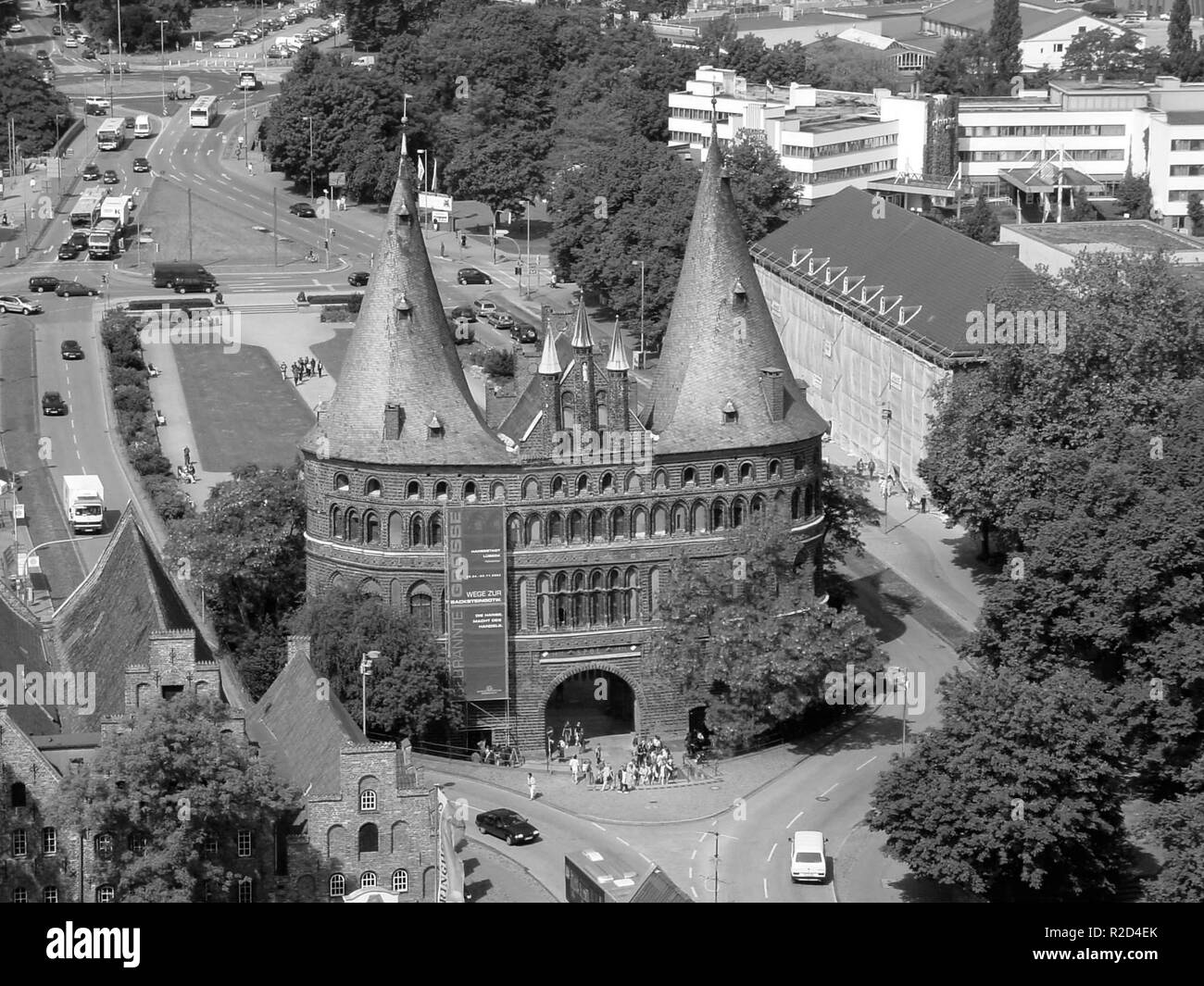 The holstentor Black and White Stock Photos & Images - Alamy