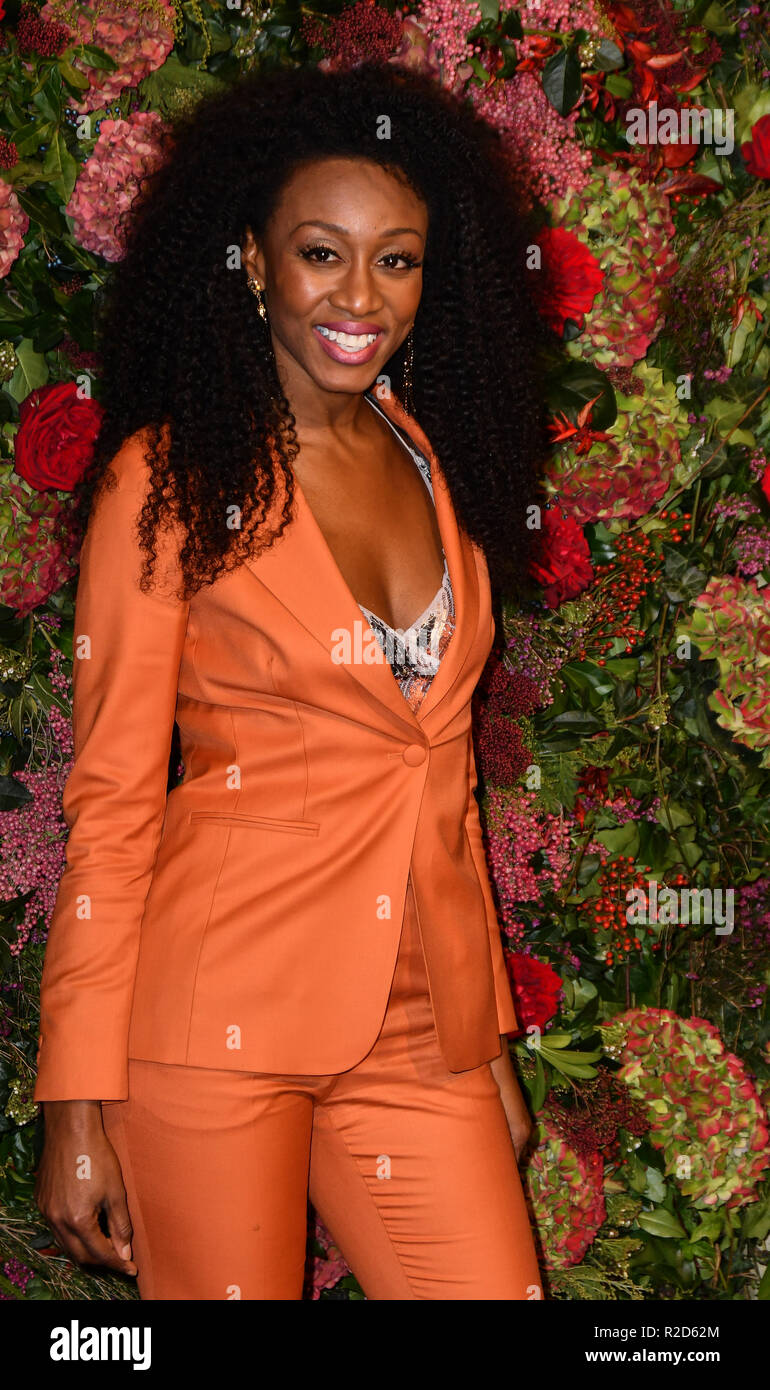 Beverley Knight attends Evening Standard Theatre Awards at Theatre ...