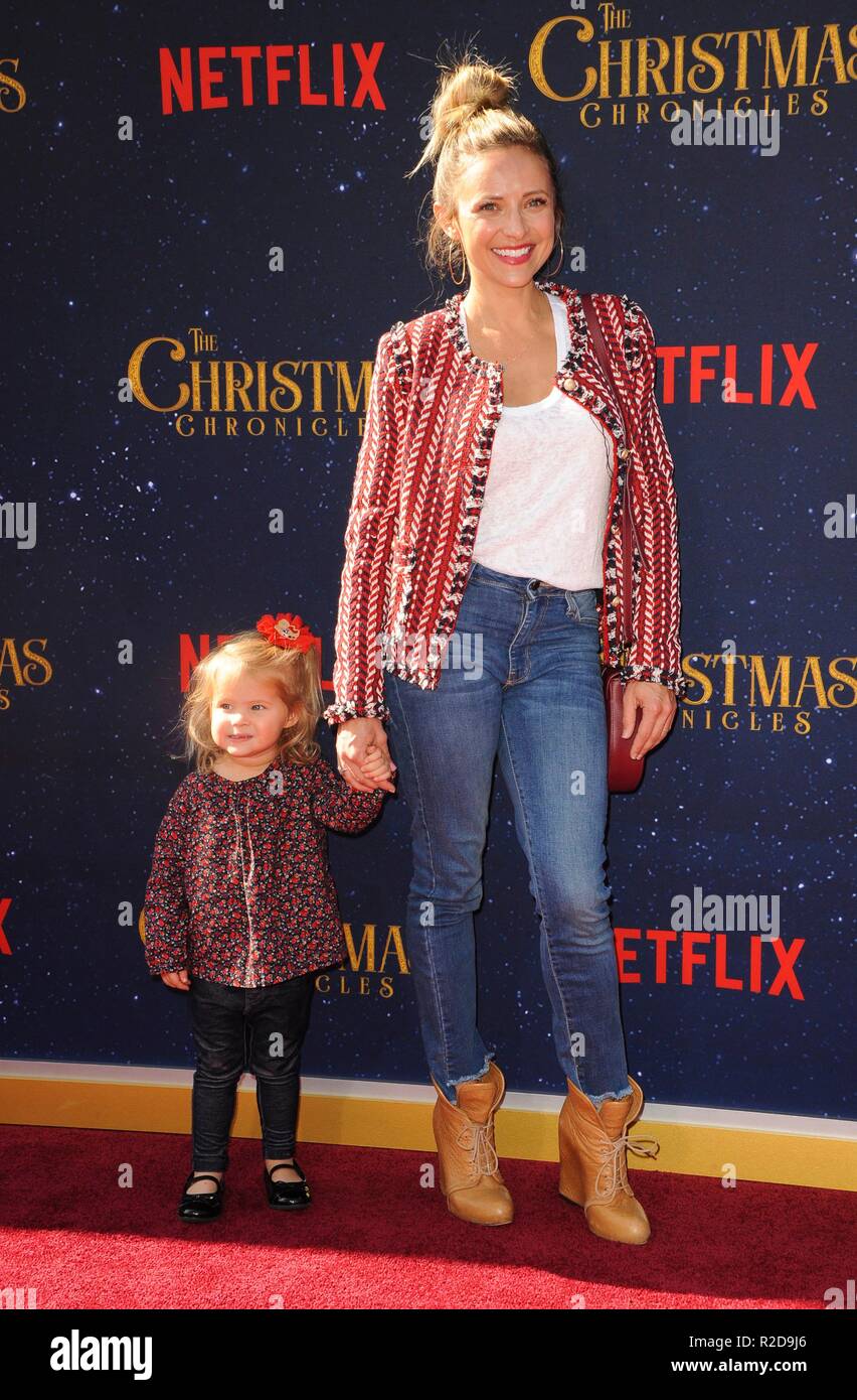 Los Angeles, CA, USA. 18th Nov, 2018. Georgia James Breault, Christine ...