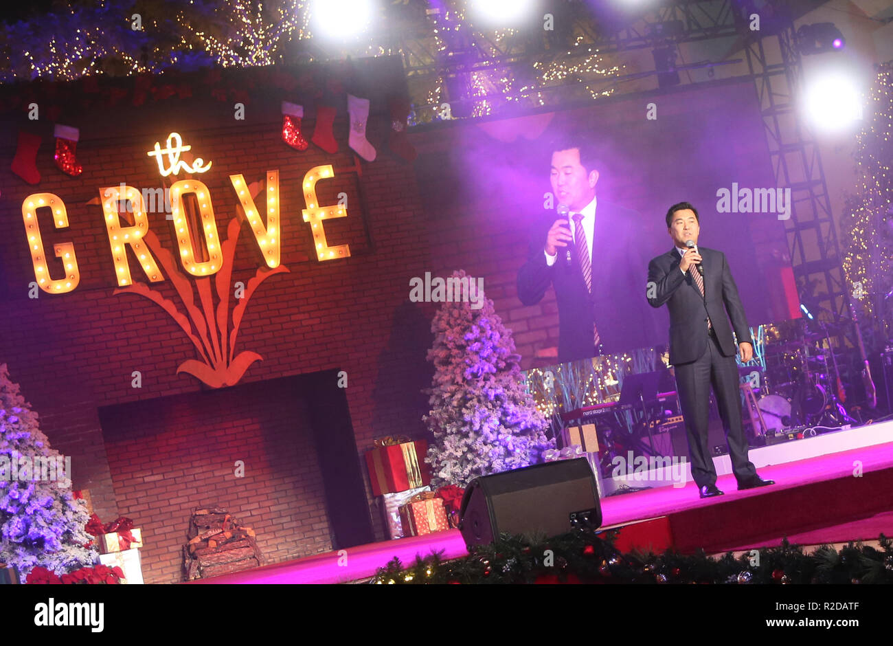LOS ANGELES, CA - NOVEMBER 18: Councilmember David Ryu, at The Grove ...