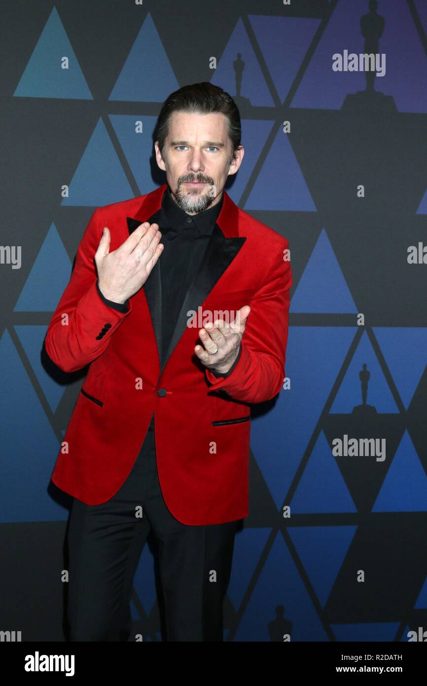 Los Angeles, CA, USA. 18th Nov, 2018. Ethan Hawke at arrivals for 10th ...