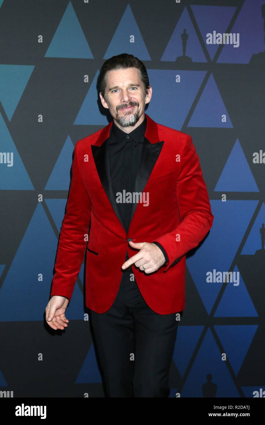 Los Angeles, CA, USA. 18th Nov, 2018. Ethan Hawke at arrivals for 10th ...