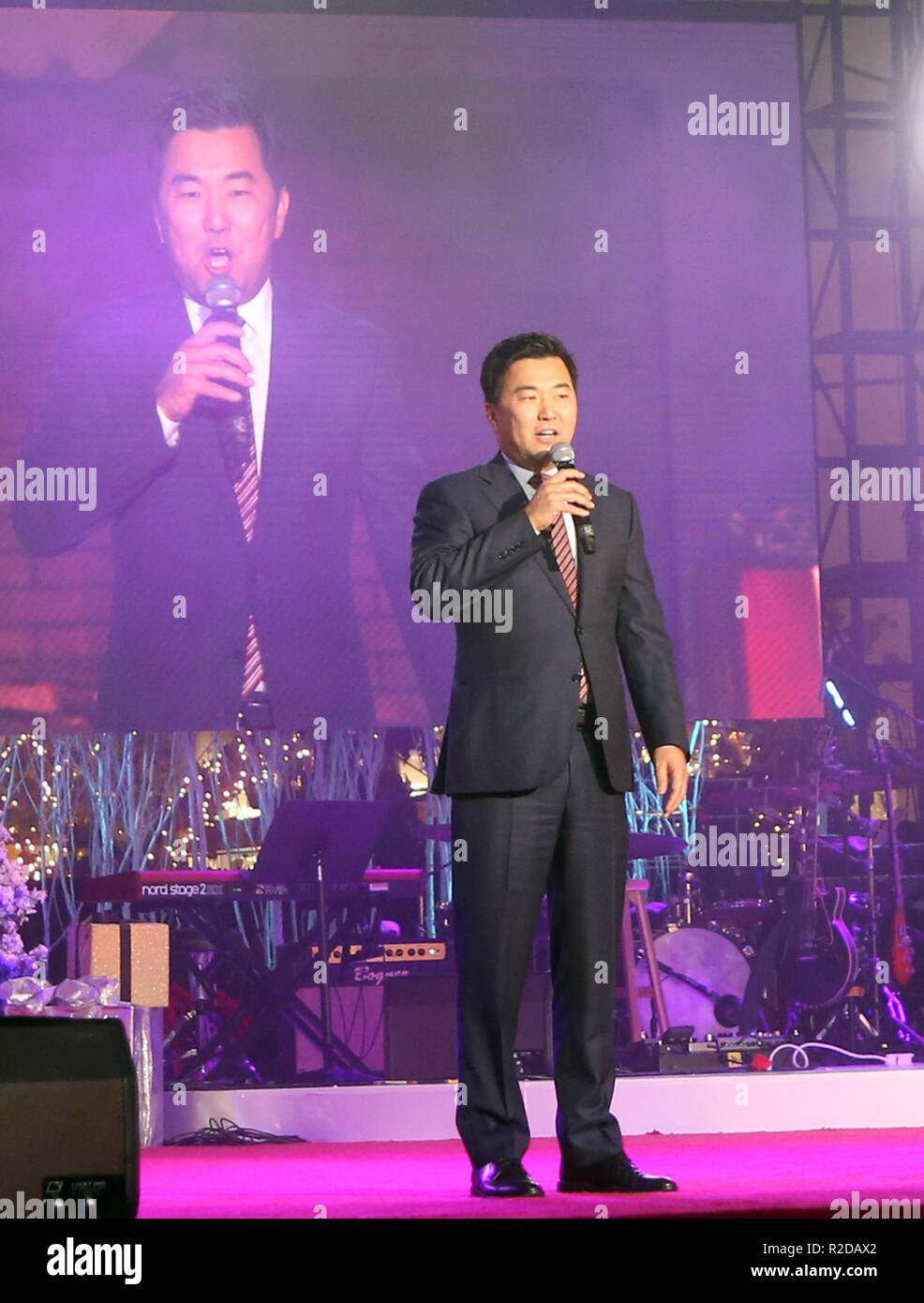 LOS ANGELES, CA - NOVEMBER 18: Councilmember David Ryu, at The Grove ...