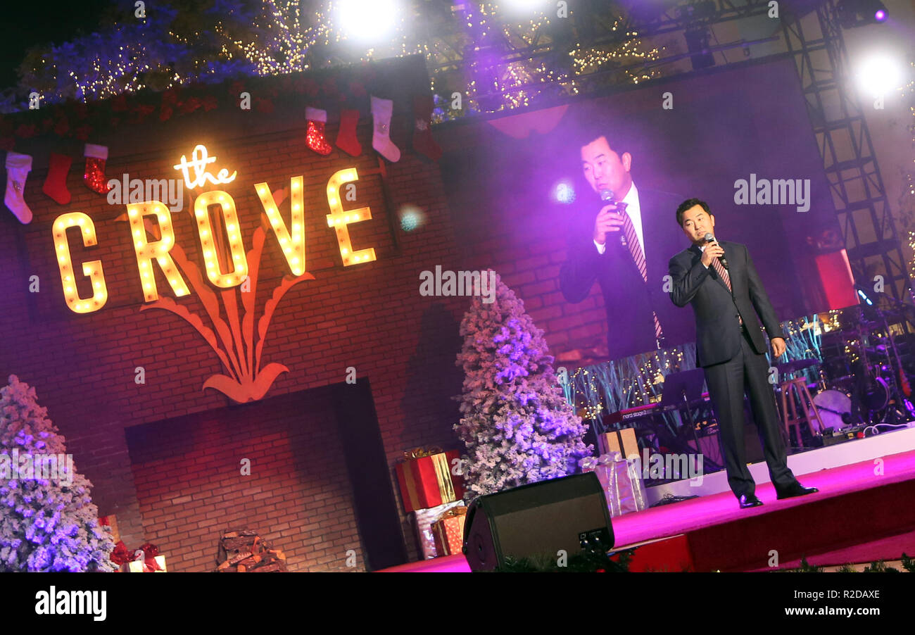 LOS ANGELES, CA - NOVEMBER 18: Councilmember David Ryu, at The Grove ...
