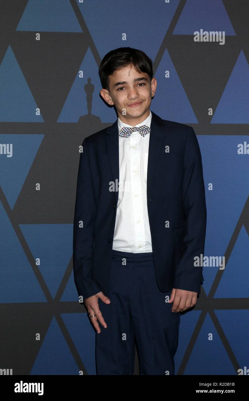 Los Angeles, CA, USA. 18th Nov, 2018. Zain El Rafih at arrivals for ...