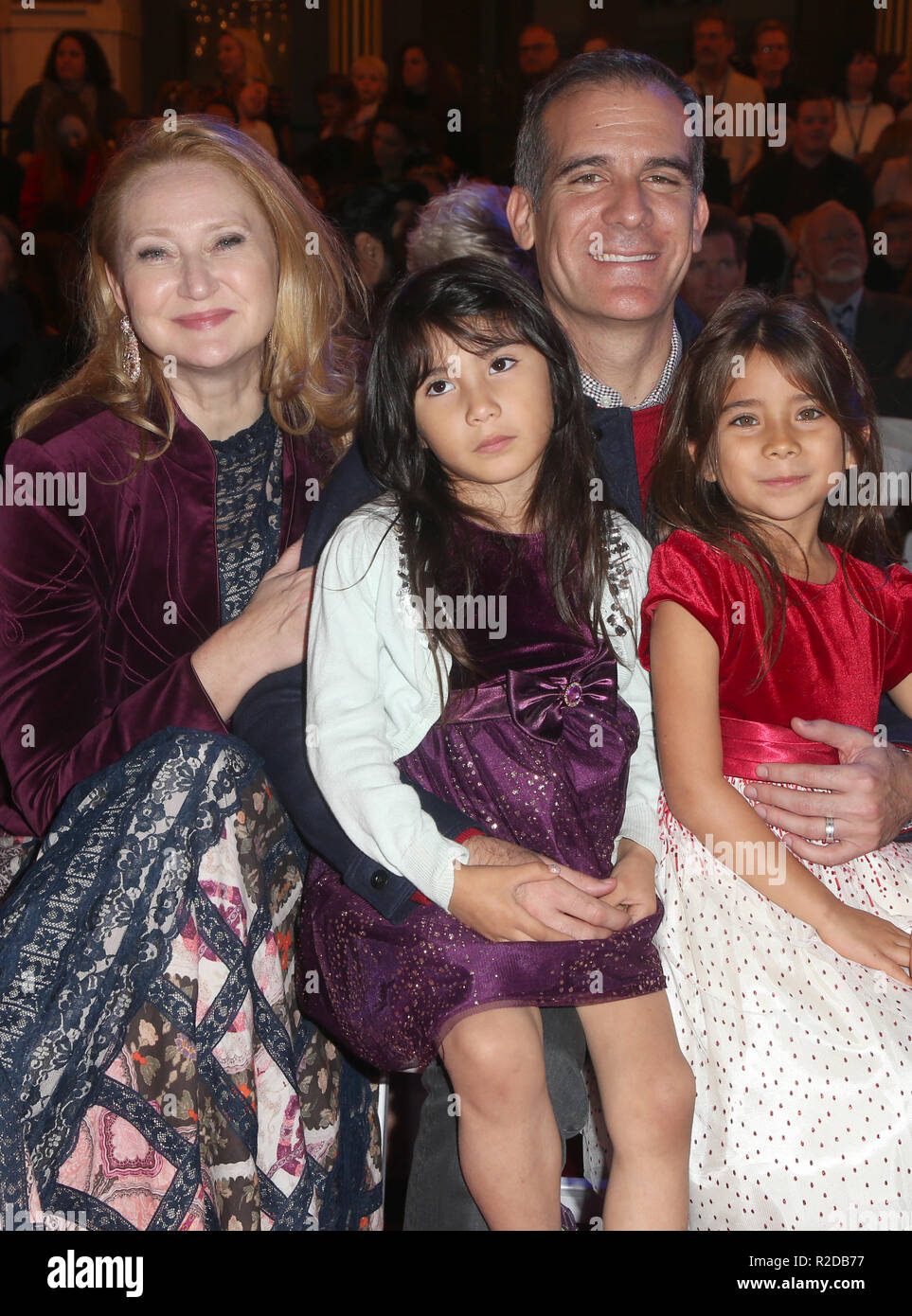LOS ANGELES, CA - NOVEMBER 18: Los Angeles Mayor Eric Garcetti, Amy ...