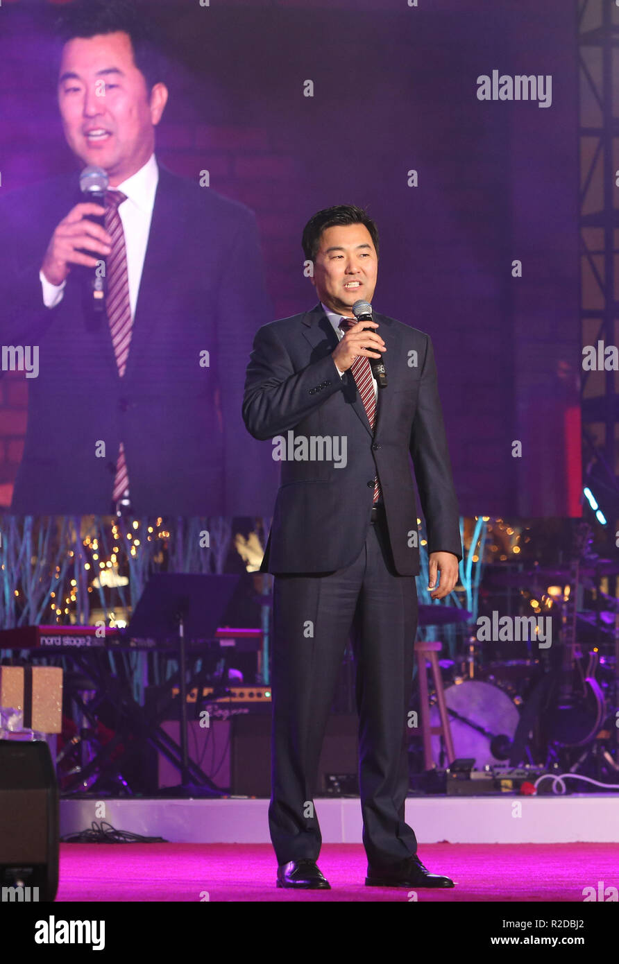 LOS ANGELES, CA - NOVEMBER 18: Councilmember David Ryu, at The Grove ...