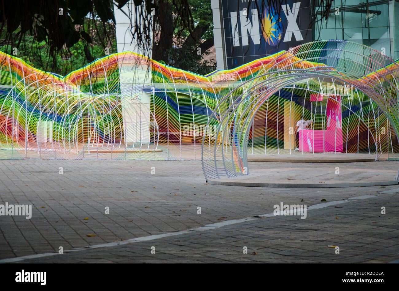 Panaji, India. 19th November, 2018. Beautiful walk-through tunnels made ...