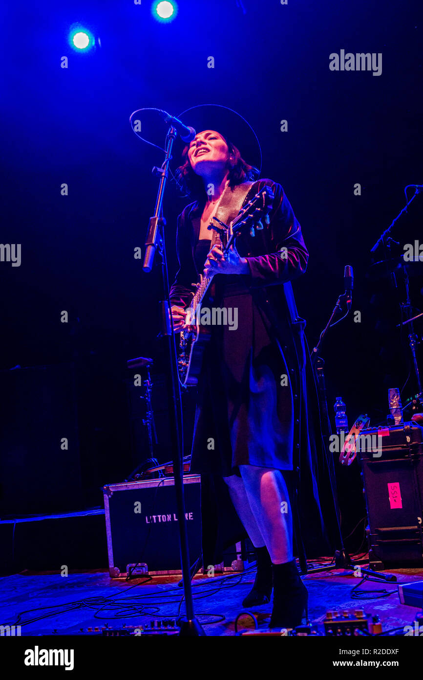 Milan Italy. 18 November 2018. The musician model and actress SUZANNE ...